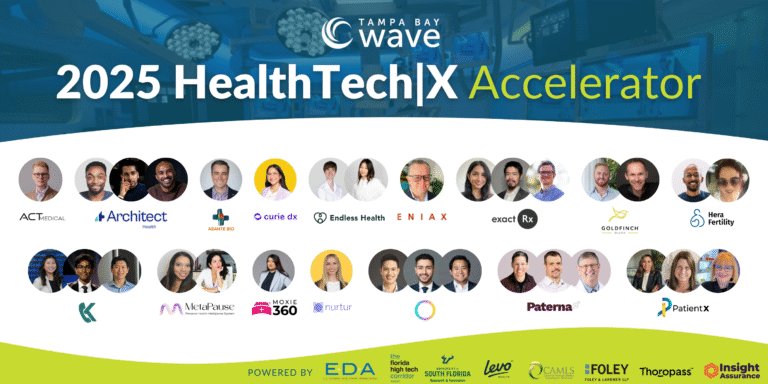 Tampa Bay Wave Officially Launches New HealthTech|X Accelerator with 16 Innovative Startups ...